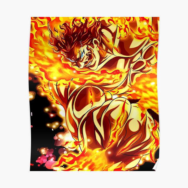 "the seven deadly sins escanor art" Poster for Sale by chetterubyzans ...