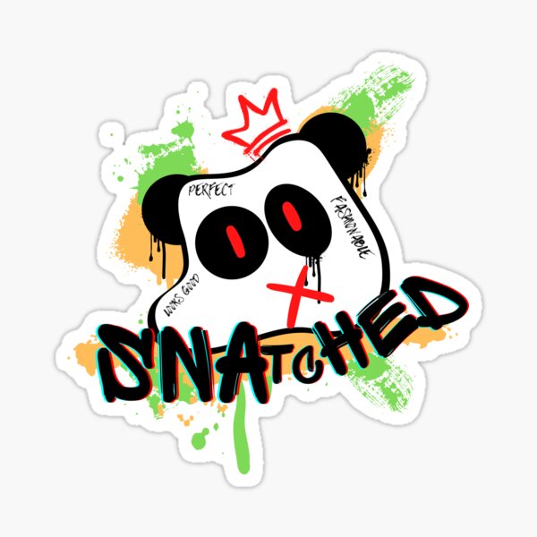 "Snatched slang word, Street Art with Panda Graffiti, Looks good ...