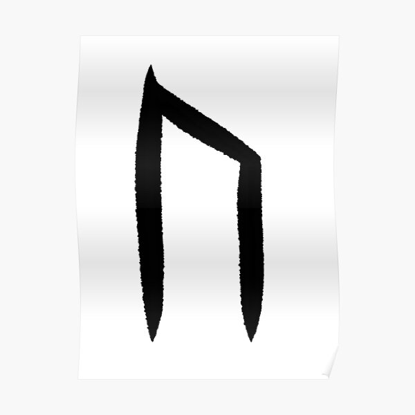 "Uruz Rune" Poster for Sale by LysaKarell | Redbubble