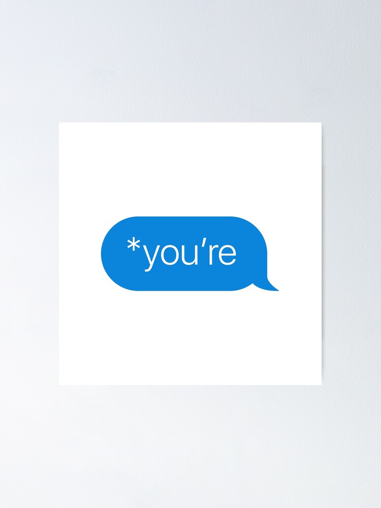 Póster «* eres corrección de gramática de texto ULTIMATE win move meme ...