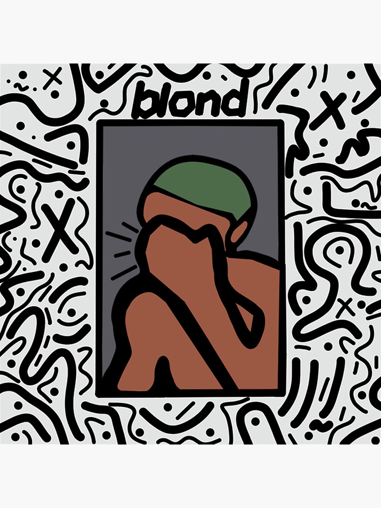 "frank ocean blond" Sticker for Sale by JohnMoyerso | Redbubble