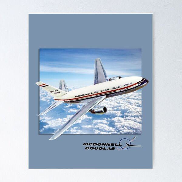 "DC-10 "Twin"" Poster for Sale by dudutbrito | Redbubble