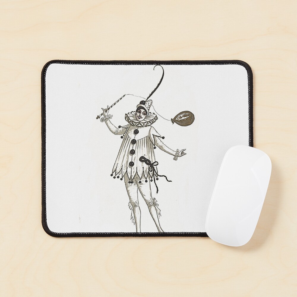 "Pedrolino Pierrot Peterkin Commedia dell'Arte Clown Character" Sticker ...