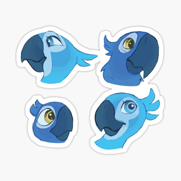"Rio - Blu Family" Sticker for Sale by FunkeyMonkey9 | Redbubble