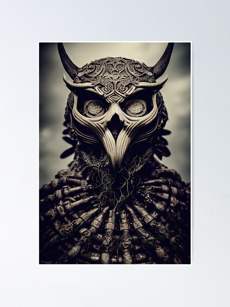 "Owl Armor (Variation)" Poster for Sale by OccultDreams | Redbubble