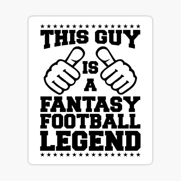 BACK TO BACK FANTASY FOOTBALL Fantasy Football Sticker