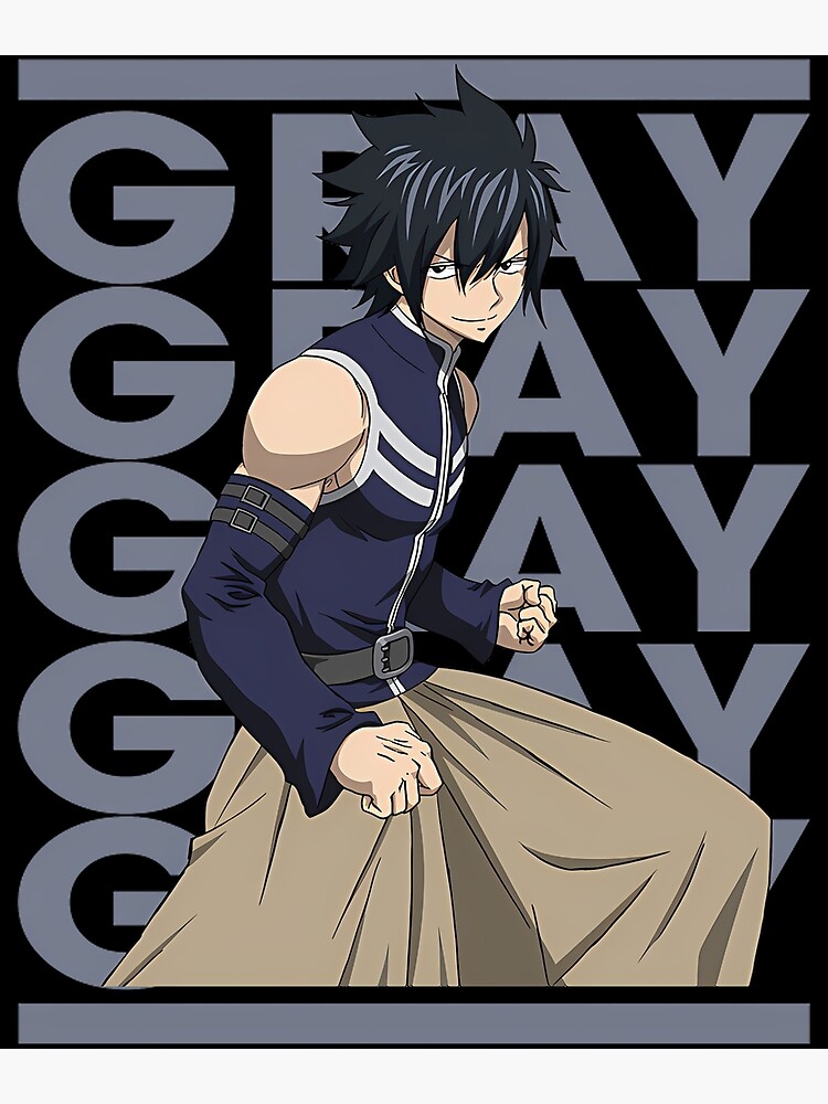 "fairy tail gray fullbuster name anime anime art transparent" Poster ...