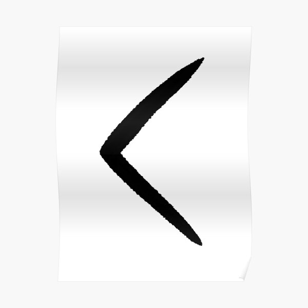 "Kaunan Rune" Poster for Sale by LysaKarell | Redbubble