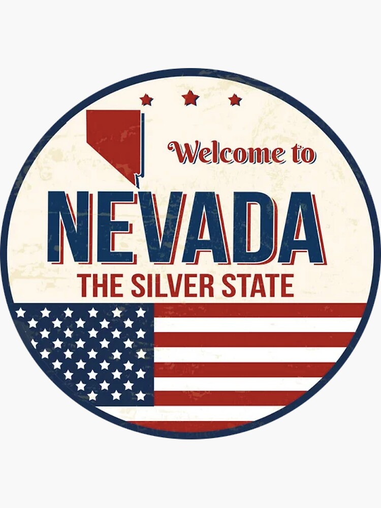 "Happy Nevada Day, Nevada Legacy" Sticker for Sale by plaktim | Redbubble
