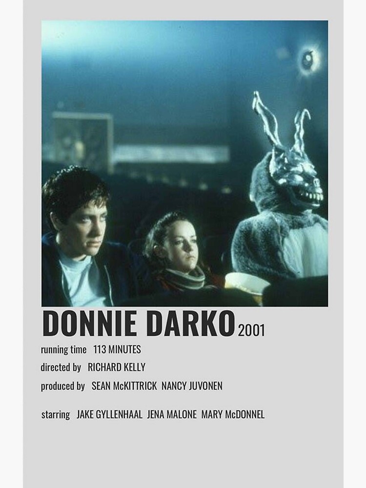 Donnie Darko Poster, Horror Movie Poster sold by Coding Annalise | SKU ...