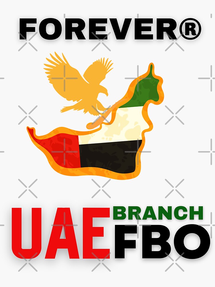 "Forever Living Products UAE FBO T-Shirts And Accessories" Sticker for ...