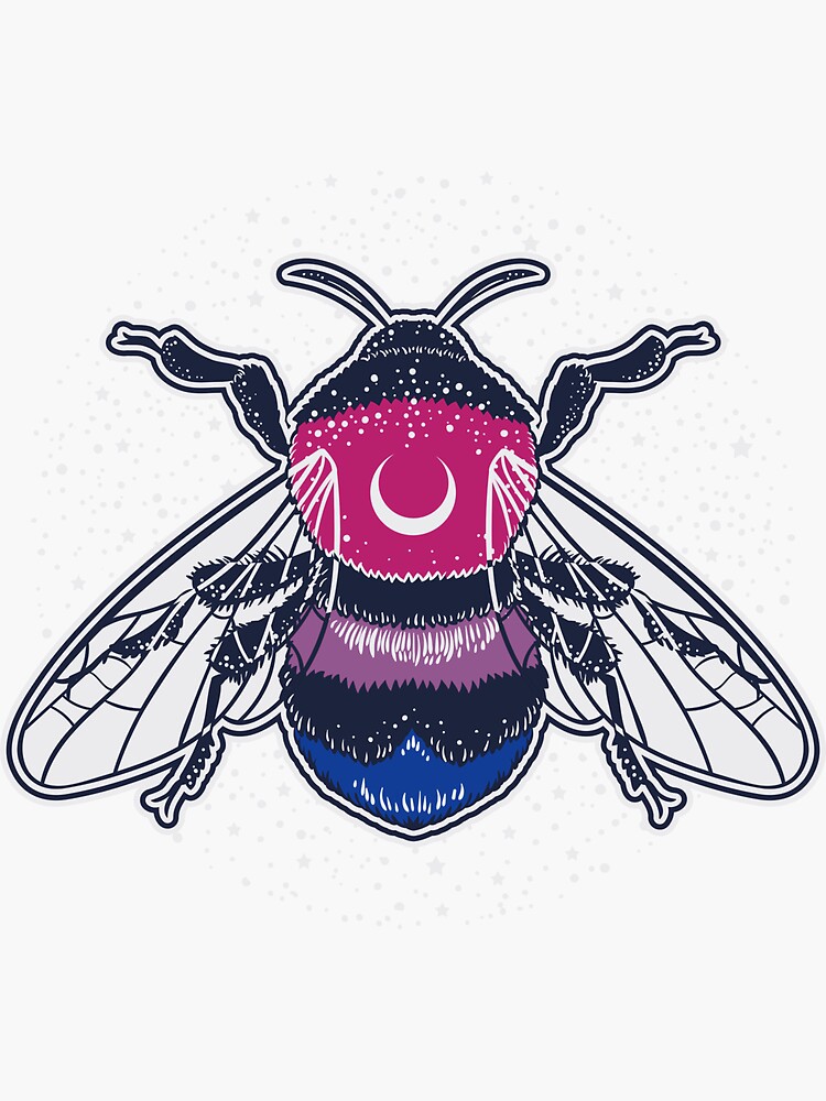 "Bisexual Bee Proud LGBT Pride Flag" Sticker for Sale by Psitta | Redbubble