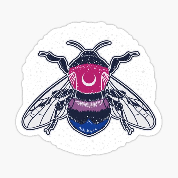 "Bisexual Bee Proud LGBT Pride Flag" Sticker for Sale by Psitta | Redbubble