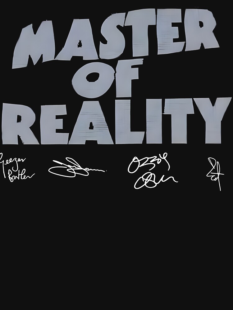 "Master of Reality album logo" Essential T-Shirt for Sale by ...