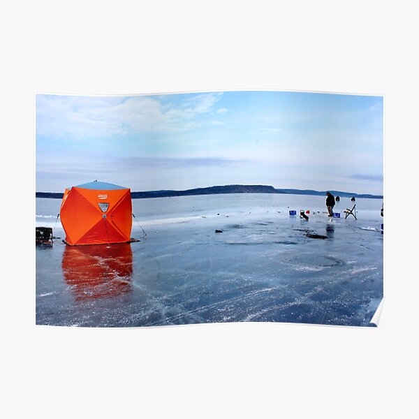"The Renforth Ice-fishing Village III" Poster for Sale by KatiesCorner ...