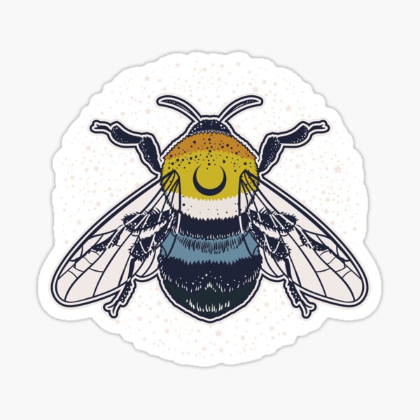 "Aroace Bee Proud LGBT Asexual Aromantic Pride Flag" Sticker for Sale ...