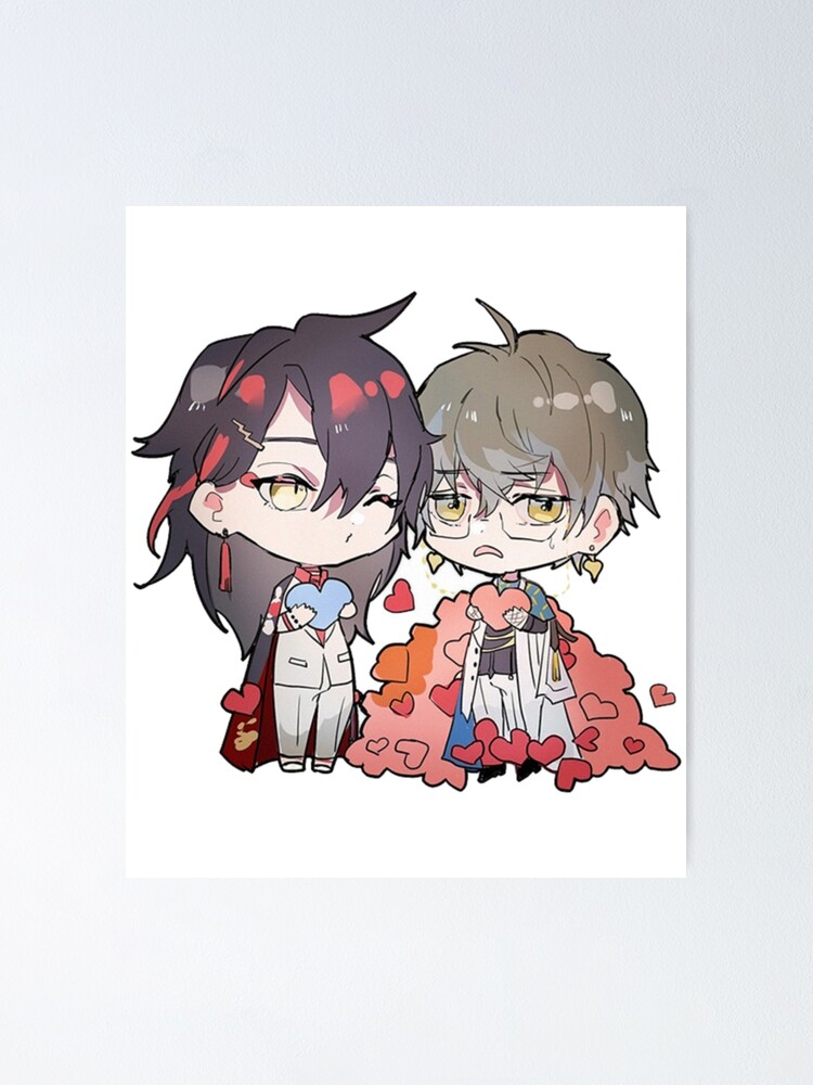 "Chibi of Mysta Rias - Vox Akuma - Luxiem - Nijisanji " Poster for Sale ...