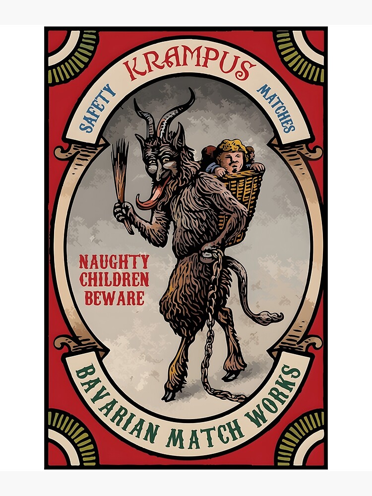 "krampus safety matches Poster" Poster for Sale by bendrelahino | Redbubble