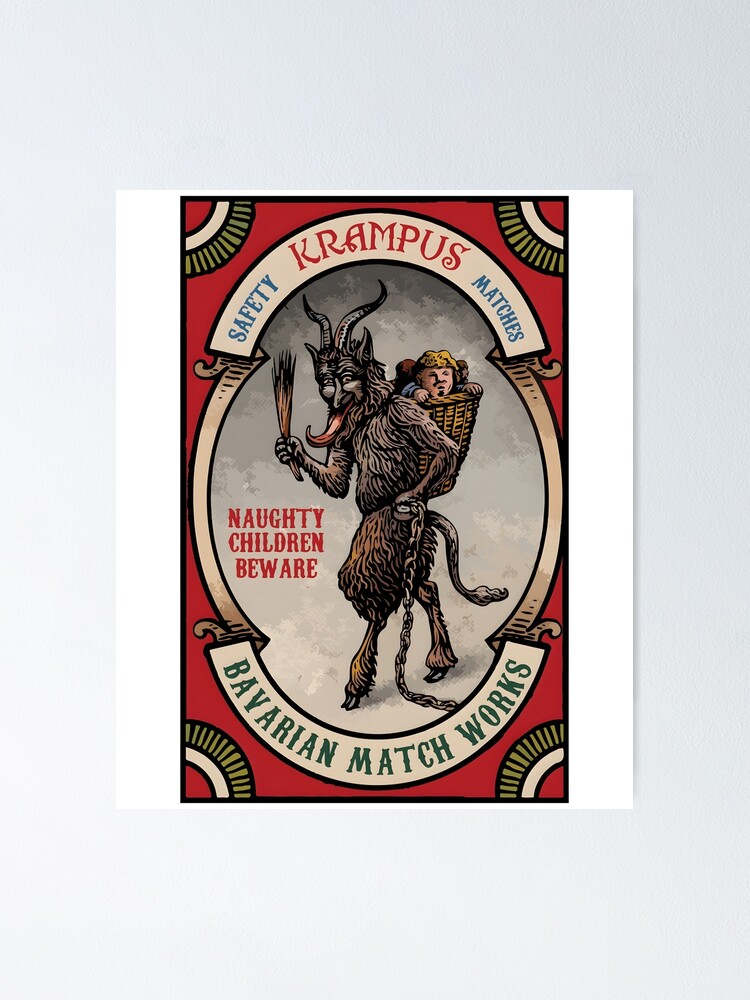 "krampus safety matches Poster" Poster for Sale by bendrelahino | Redbubble