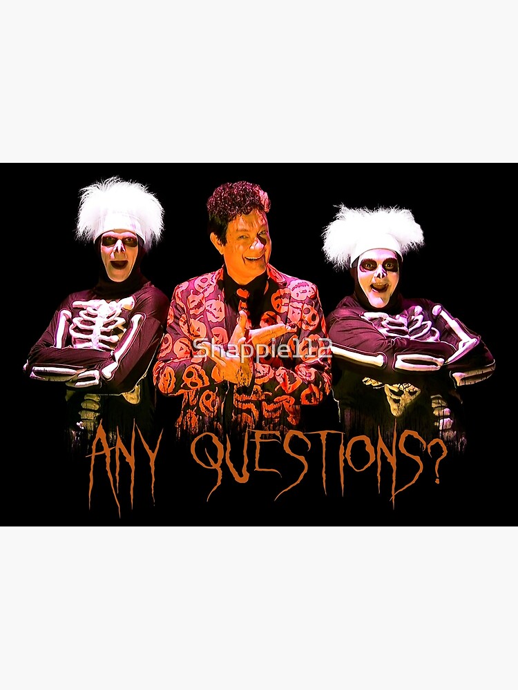 David S. Pumpkins - Any Questions? V - Black BG Premium Matte Vertical ...