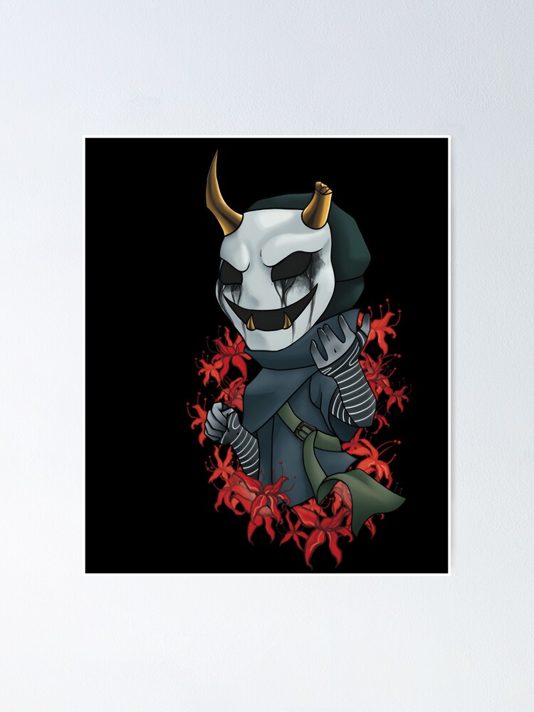 "Hannya Ghostwire Tokyo Classic " Poster for Sale by broweszaliteb ...