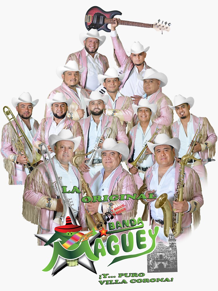 "Banda Maguey - Regional Mexican band Jalisco" Sticker for Sale by ...