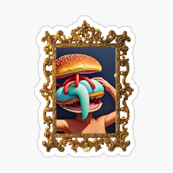 "Mr. Krabby Patty" Sticker for Sale by GalacticGuide | Redbubble