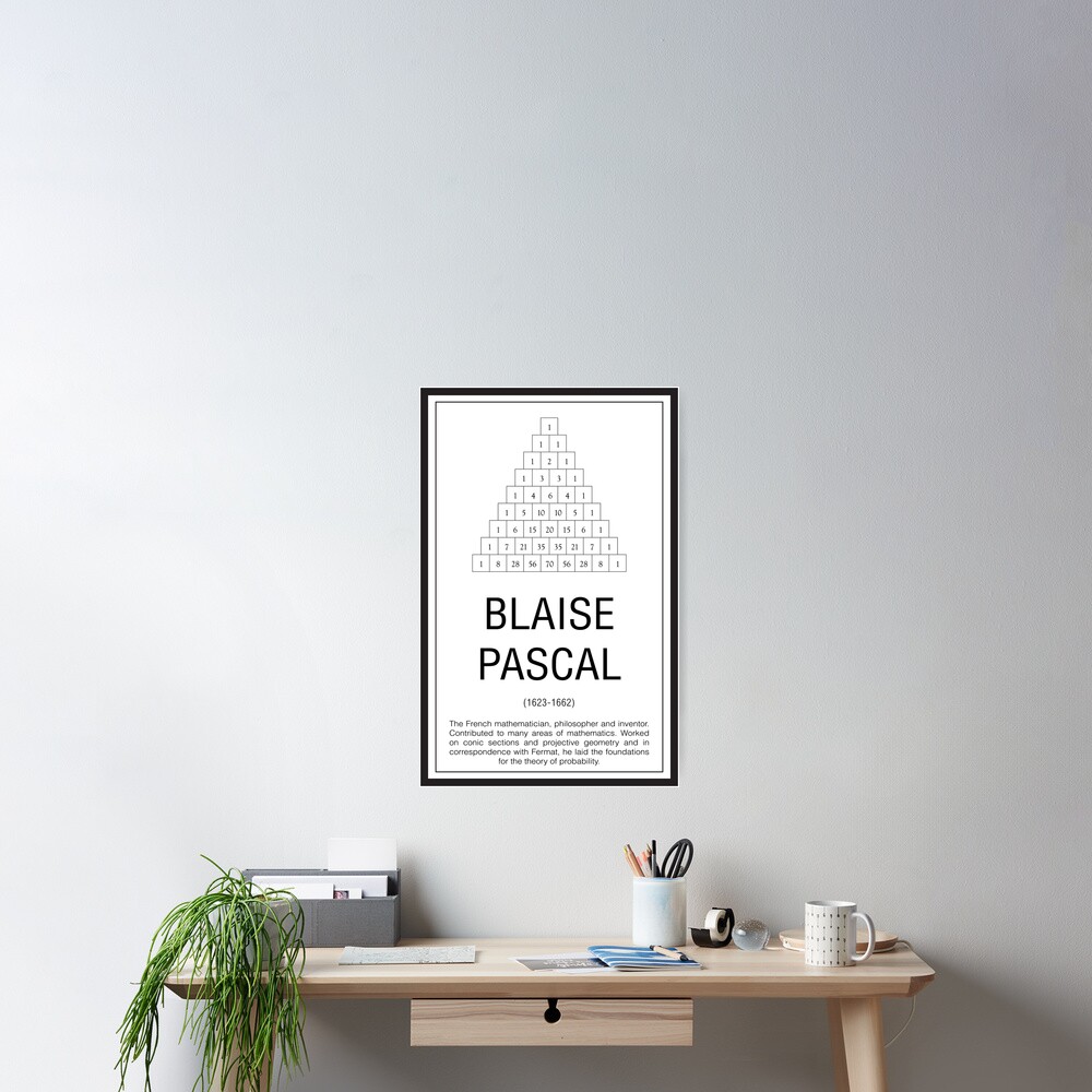"Pascal" Poster by coolmathposters | Redbubble