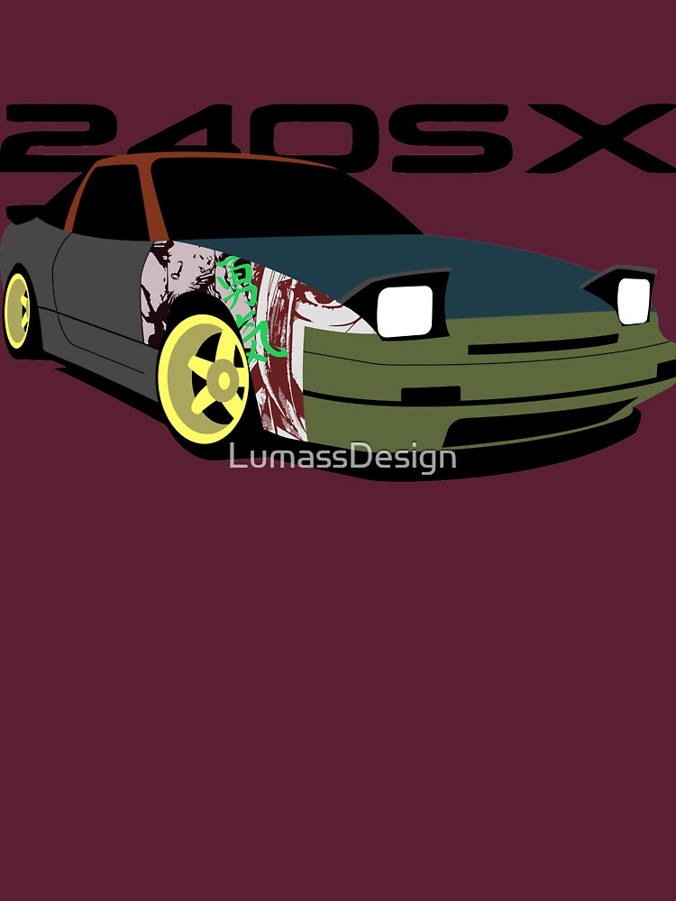 "Nissan 240SX" T-shirt for Sale by LumassDesign | Redbubble | jdm t ...