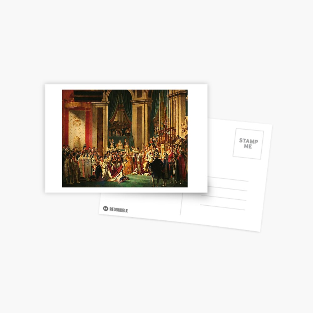 Postal «Consagración del Emperador Napoleón y Coronación de la ...