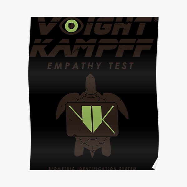 "Voight Kampff" Poster for Sale by JacobKilman | Redbubble