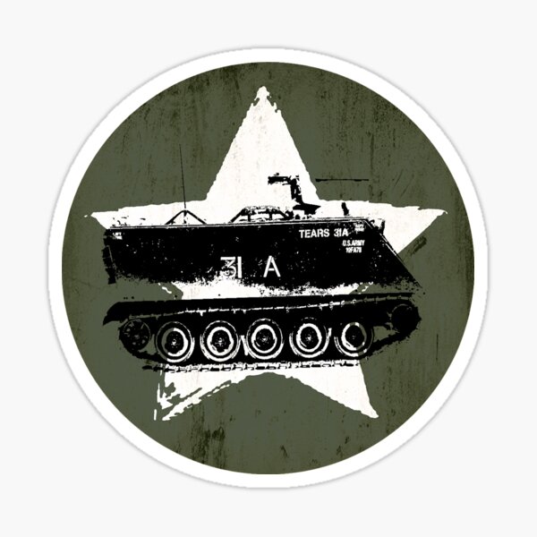 "M113 APC USA Army star worn green" Sticker for Sale by burntwolf27 ...