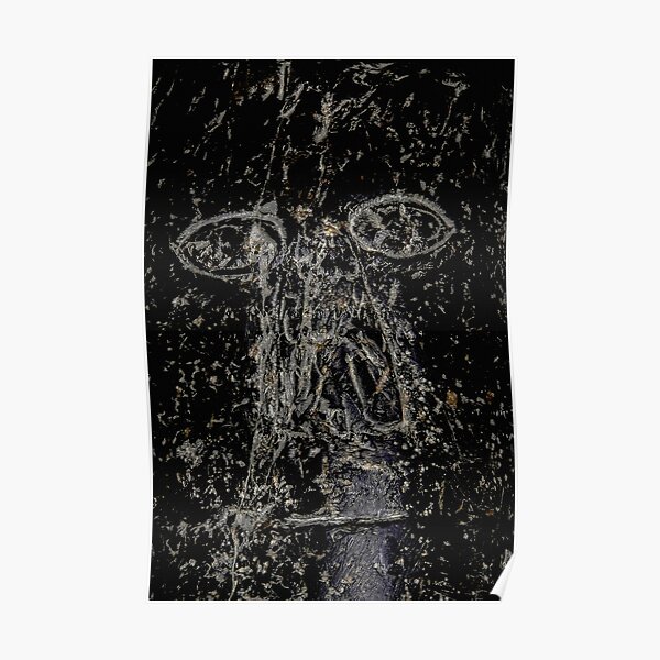 "Scars of centuries on scratched and pitted face" Poster for Sale by ...