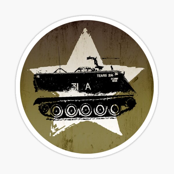 "M113 APC USA Army star worn fade" Sticker for Sale by burntwolf27 ...