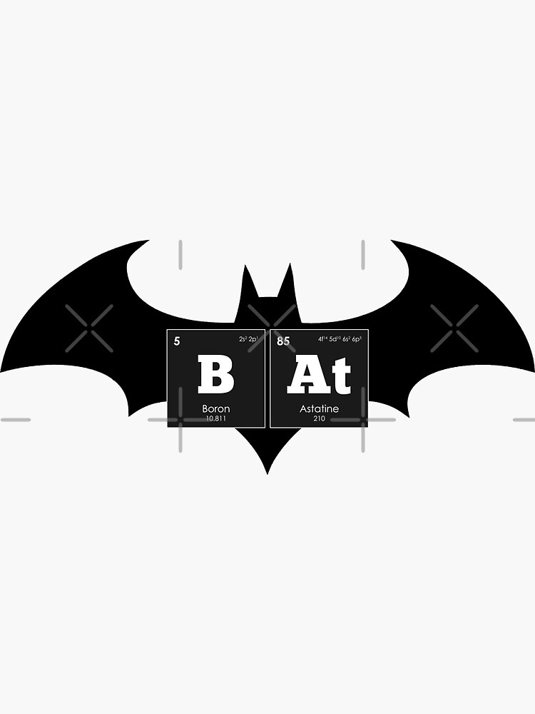 "Chemistry - Periodic Table Elements: BAt" Sticker by ThisOnAShirt ...