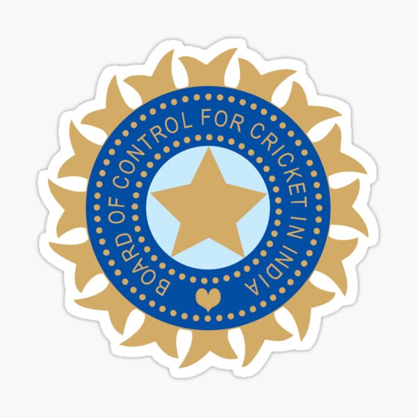 "cricket board of India sticker" Sticker for Sale by Elitefly | Redbubble