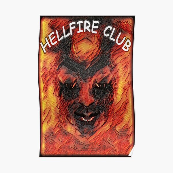 Póster «Ilustración gráfica Hellfire Club: inspirada en el tema ...