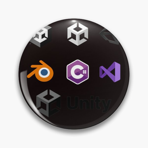 "Unity Sticker Set Unity 3D New Logo " Pin for Sale by garyeffcoat ...