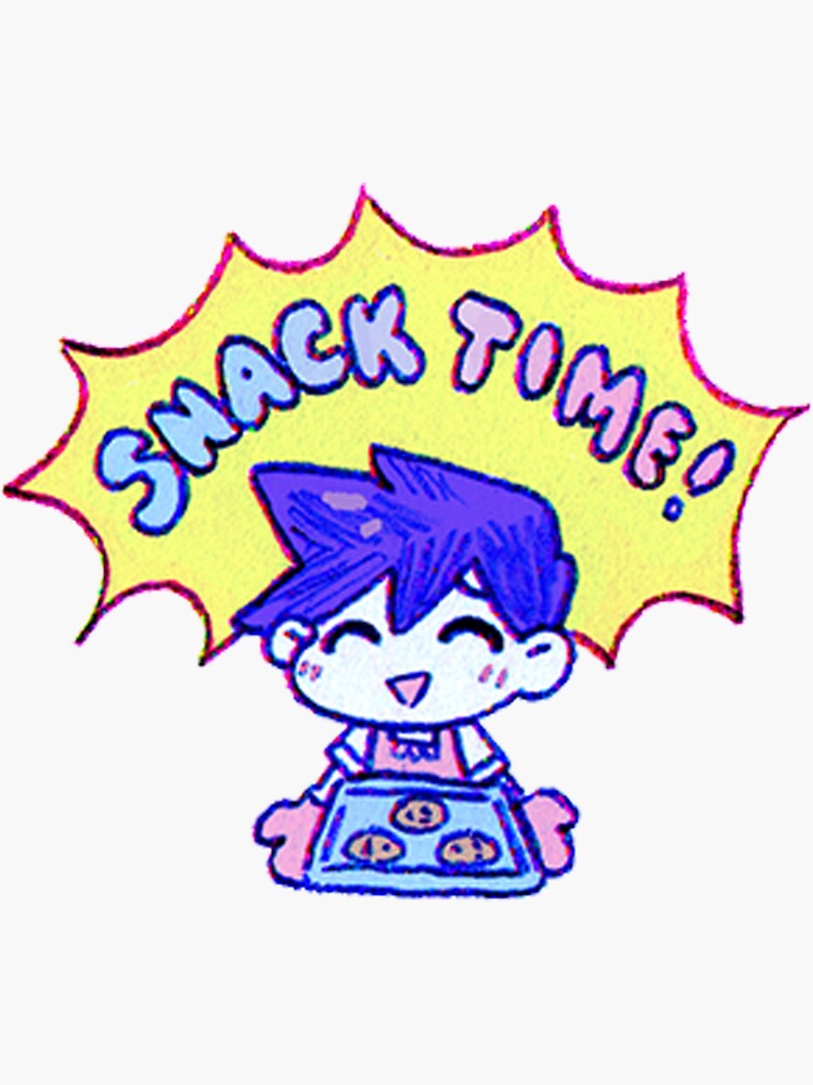 "Omori Chibi hero Snack Time " Sticker for Sale by garyeffcoat | Redbubble