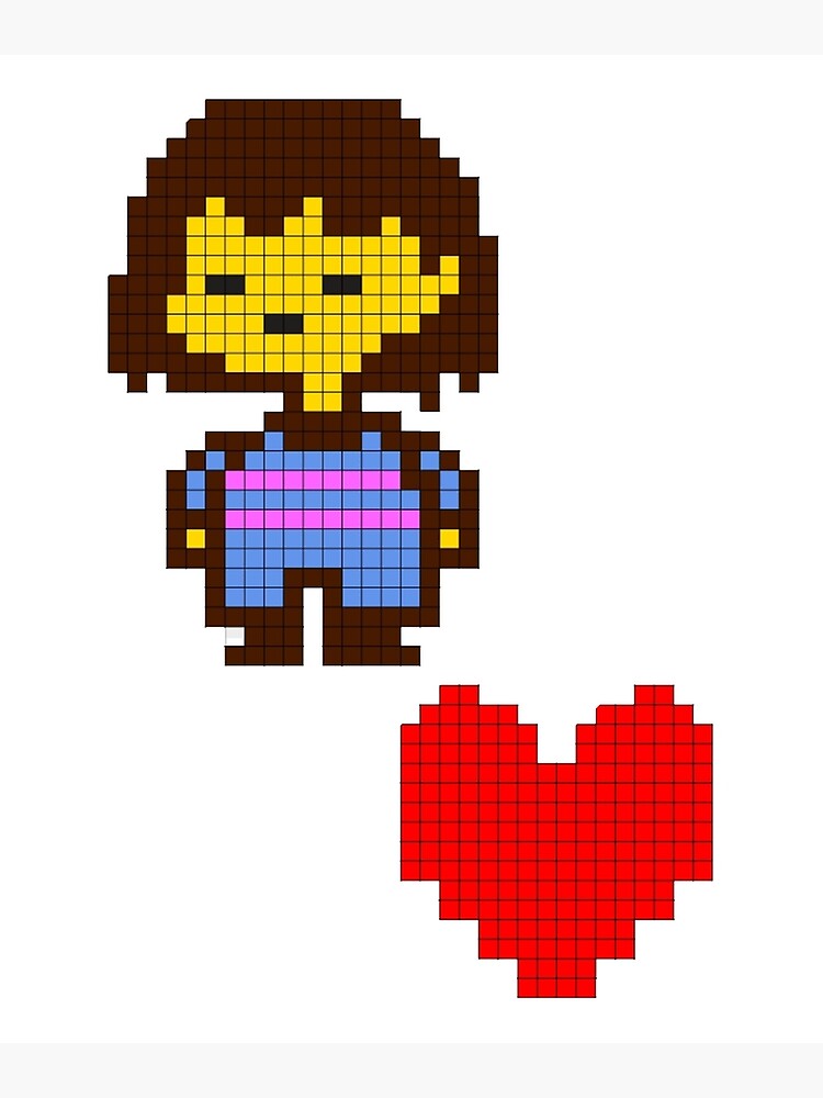 "Undertale Heart Pixel Art" Photographic Print for Sale by Nataliereis ...