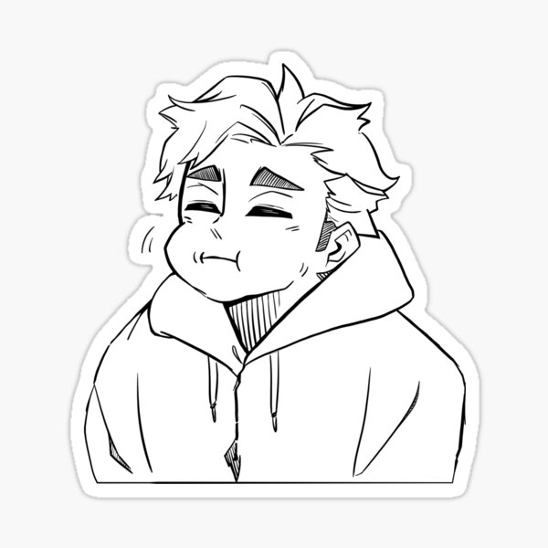 "Miya Atsumu being a cutie - Haikyuu" Sticker for Sale by Fontank ...