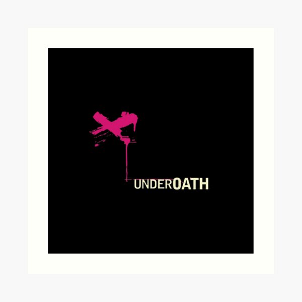 "pink X underoath logo" Art Print for Sale by hensmanrabell | Redbubble