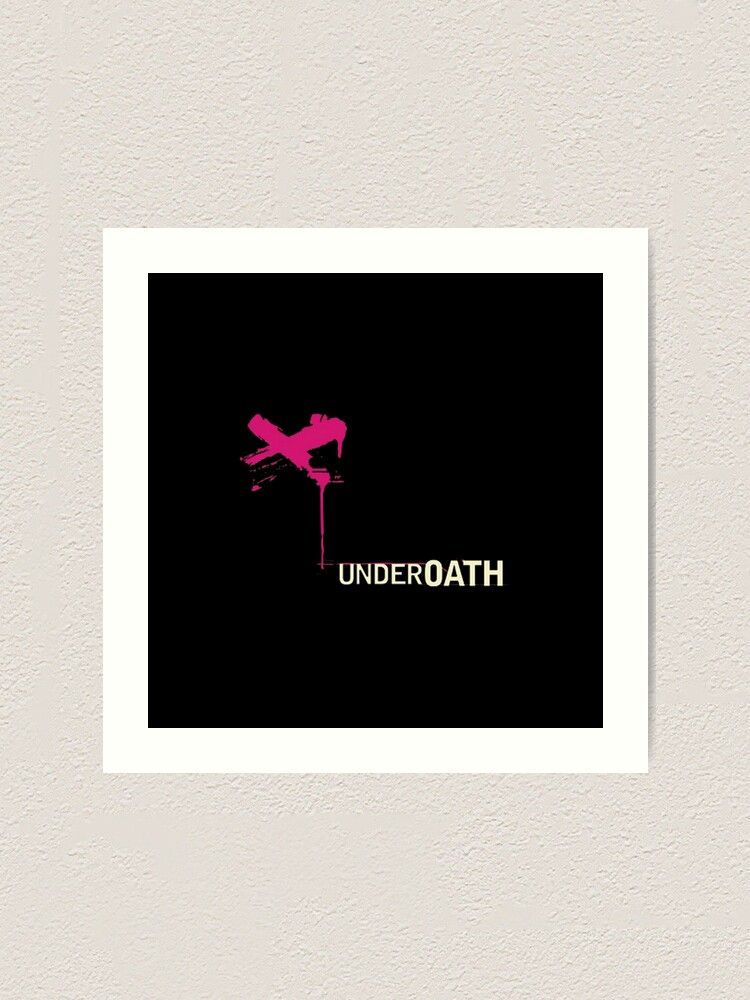 "pink X underoath logo" Art Print for Sale by hensmanrabell | Redbubble