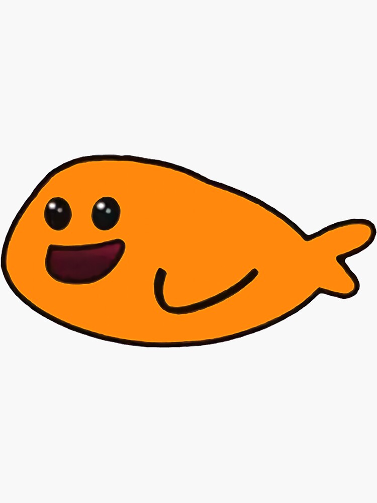 "Tiko fish gaming" Sticker for Sale by emileColin | Redbubble
