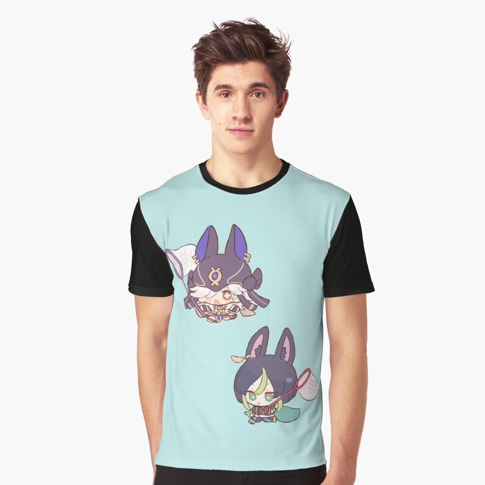 "Cyno Tighnari Chibi Cute Genshin Impact Sumeru" Sticker for Sale by ...