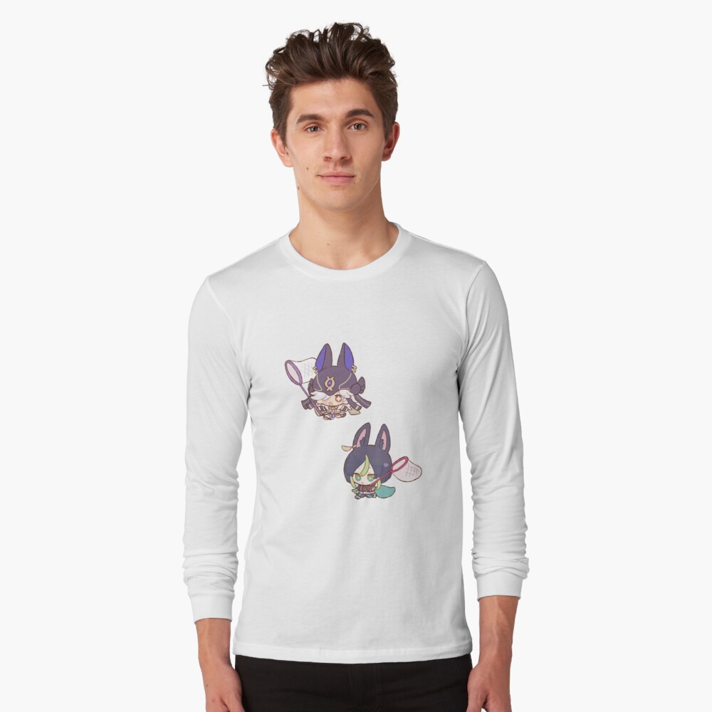 "Cyno Tighnari Chibi Cute Genshin Impact Sumeru" Sticker for Sale by ...