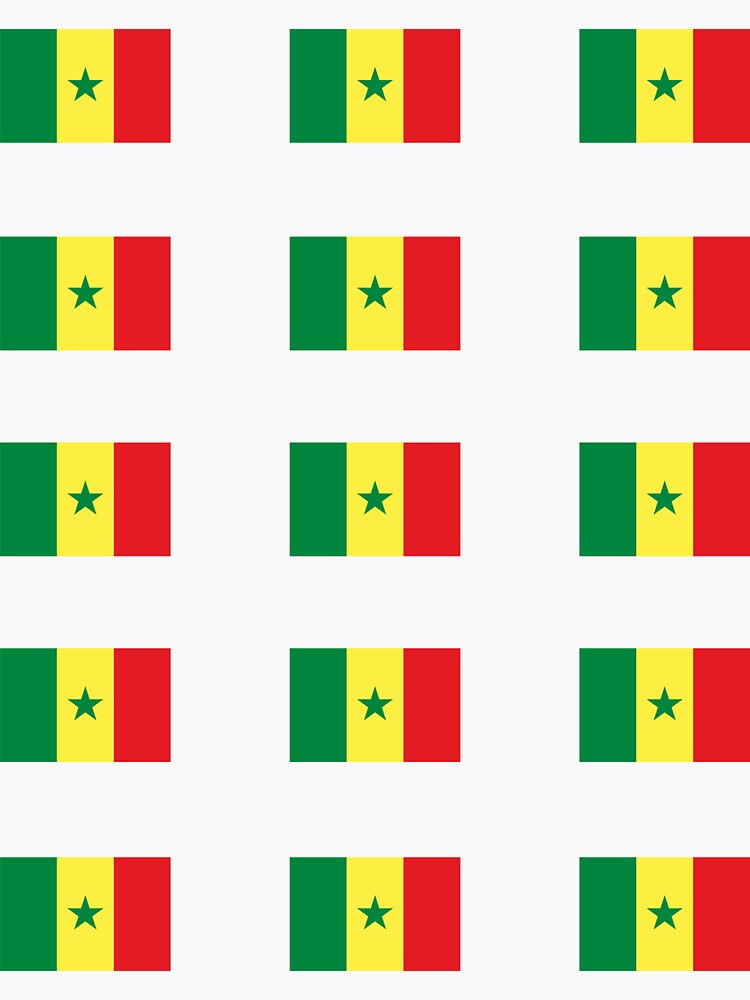 "Senegal - Senegalese Flag Pack" Sticker for Sale by FlagsWorld | Redbubble