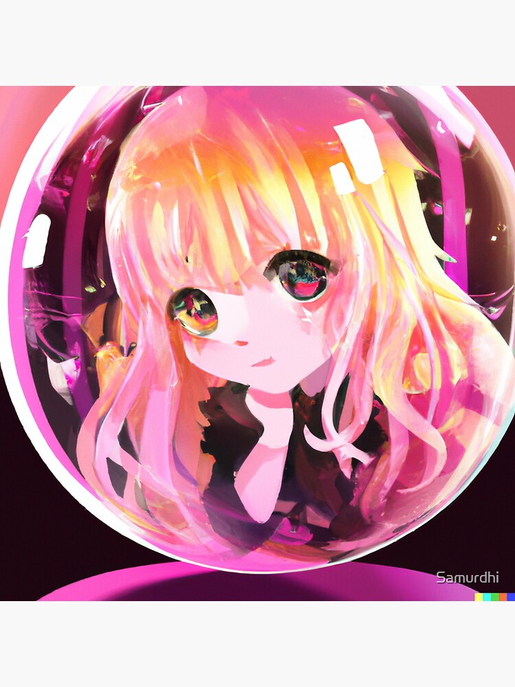 "Anime girl pinky" Sticker for Sale by Samurdhi | Redbubble