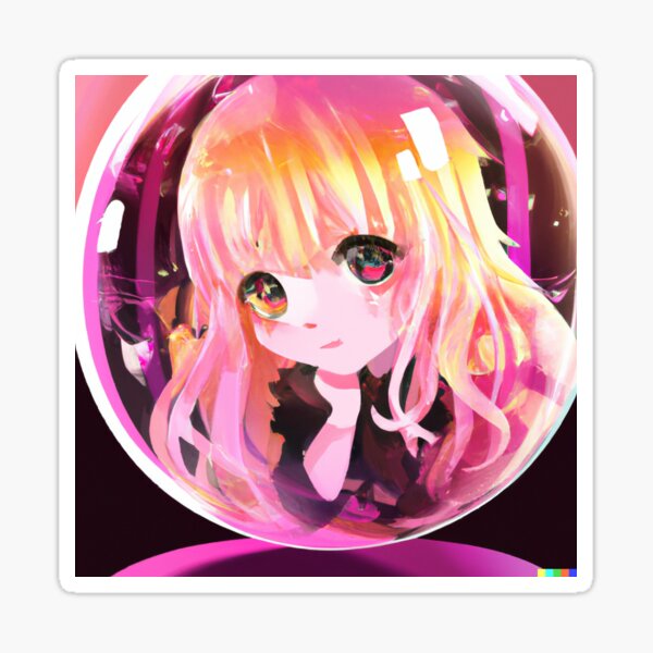 "Anime girl pinky" Sticker for Sale by Samurdhi | Redbubble
