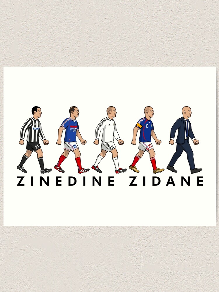 "Zinedine Zidane" Art Print for Sale by JACKDesignUK | Redbubble